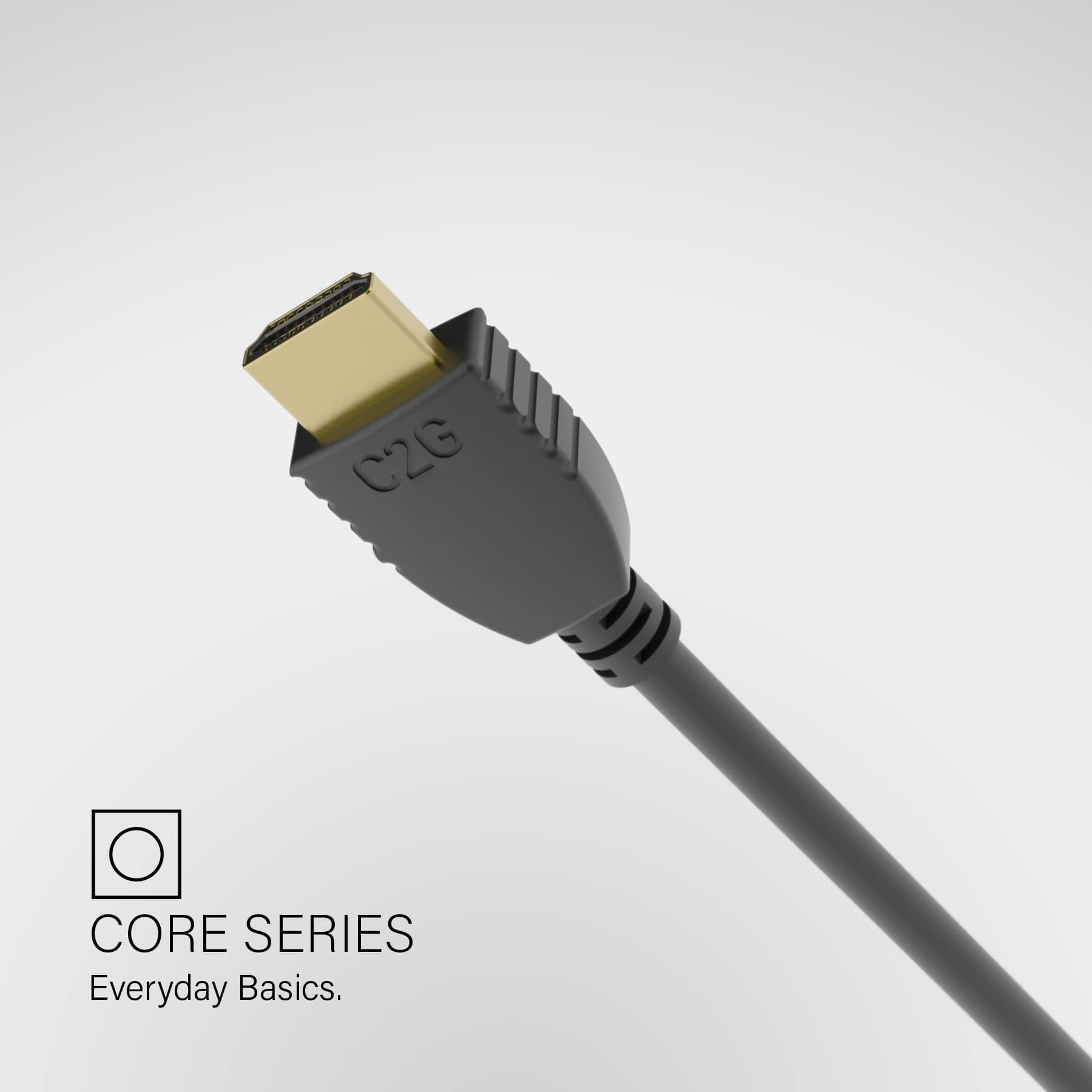 C2G Core Series 12ft High Speed HDMI Cable with Ethernet - 4K HDMI ...