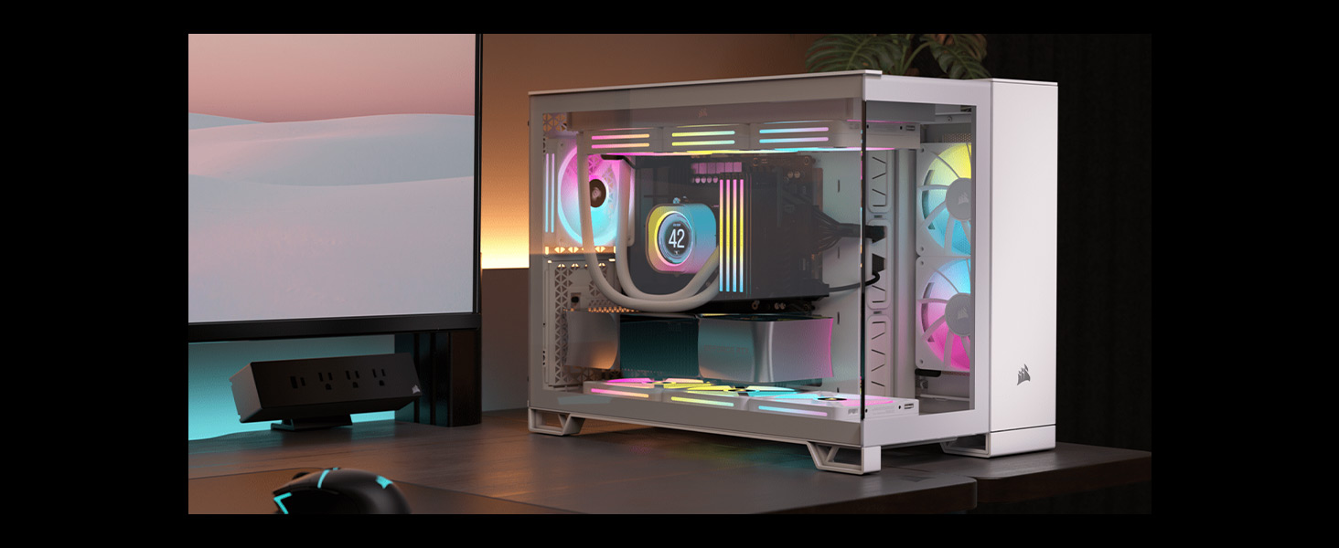 CORSAIR 2500X - Mid tower - micro ATX - windowed side panel (tempered ...