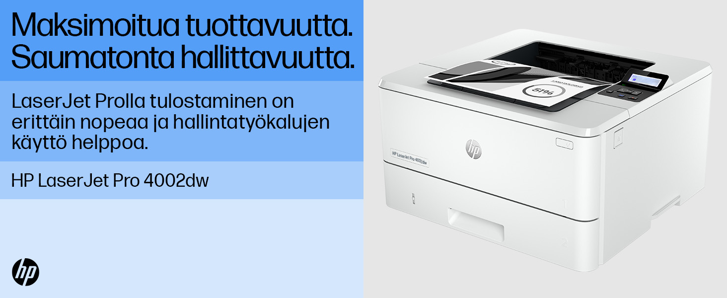 HP LaserJet Pro 4002dw - tulostin - M/V - laser (2Z606F#B19 ...