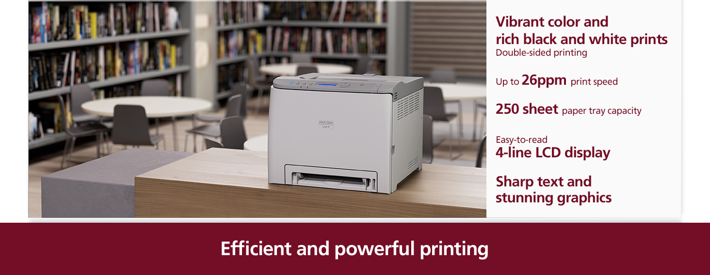 Ricoh C125 P - printer - color - laser