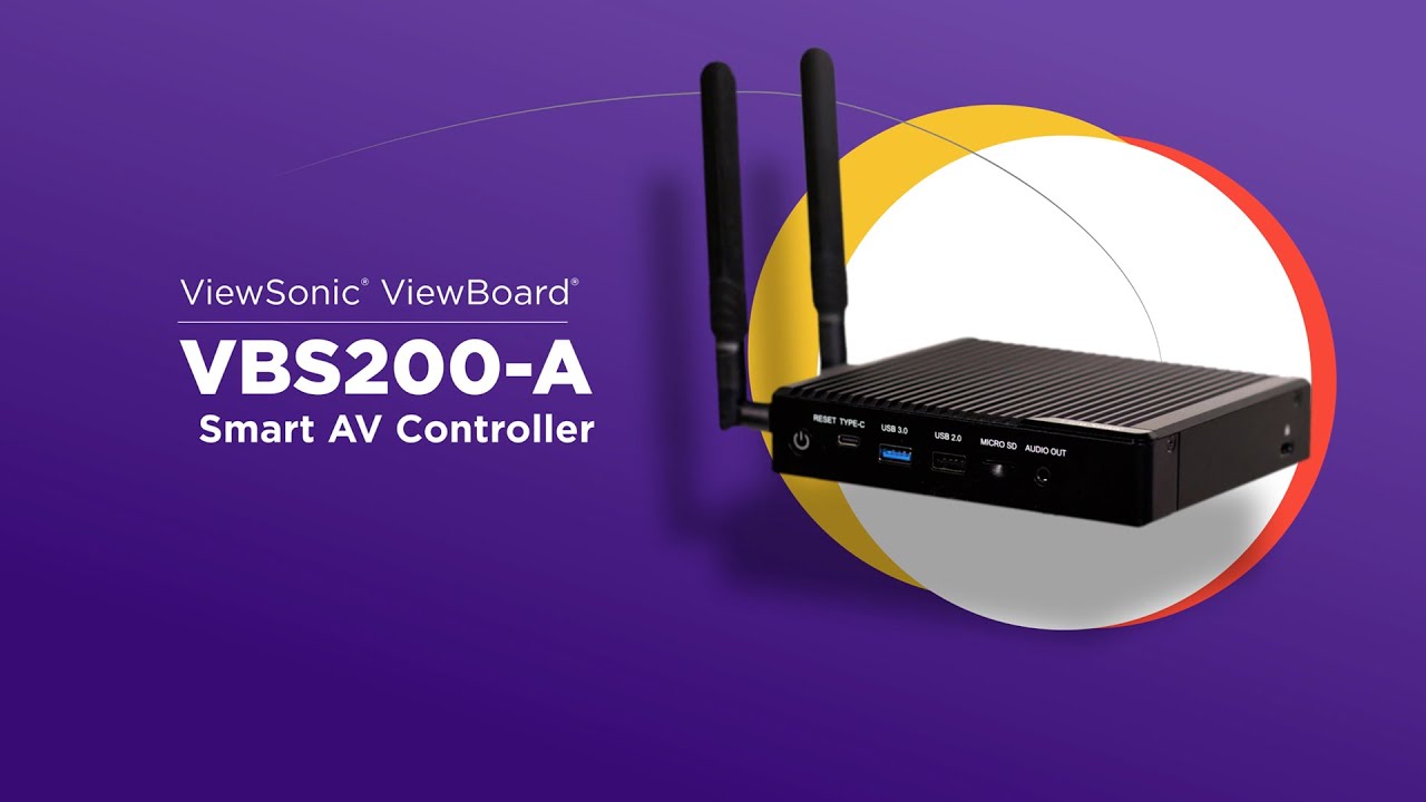 ViewBoard Smart AV Controller for displays with built-in Wi-Fi, vCast ...