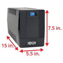 Tripp Lite UPS Smart Tower 1440VA 900W Battery Back Up Desktop AVR LCD USB - UPS - 900 Watt ...