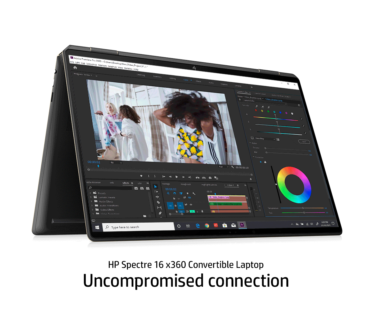 HP Spectre 16 x360 Convertible Laptop: Uncompromised connection.