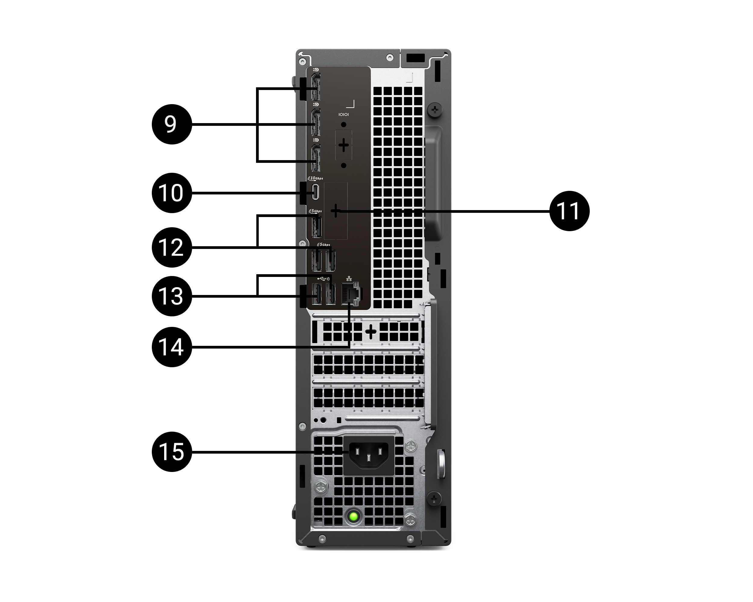 Dell Pro Max Slim FCS1250 - slim desktop - Core Ultra 5 245 3.5 GHz ...