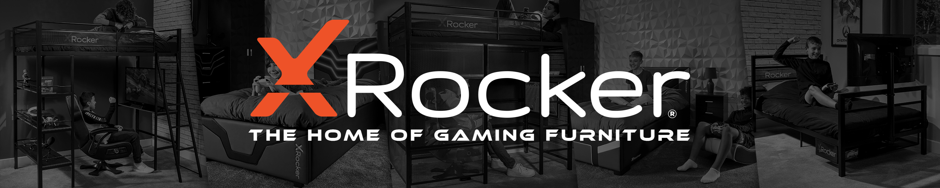 X Rocker Contra Mid-Sleeper Reversible Gaming Bunk Bed | Times Beds