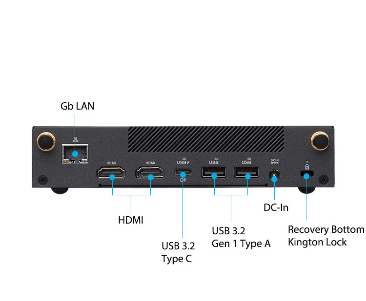 ASUS Fanless Chromebox CF40-BC0001UN - mini PC - Celeron N4500 1.1 GHz ...