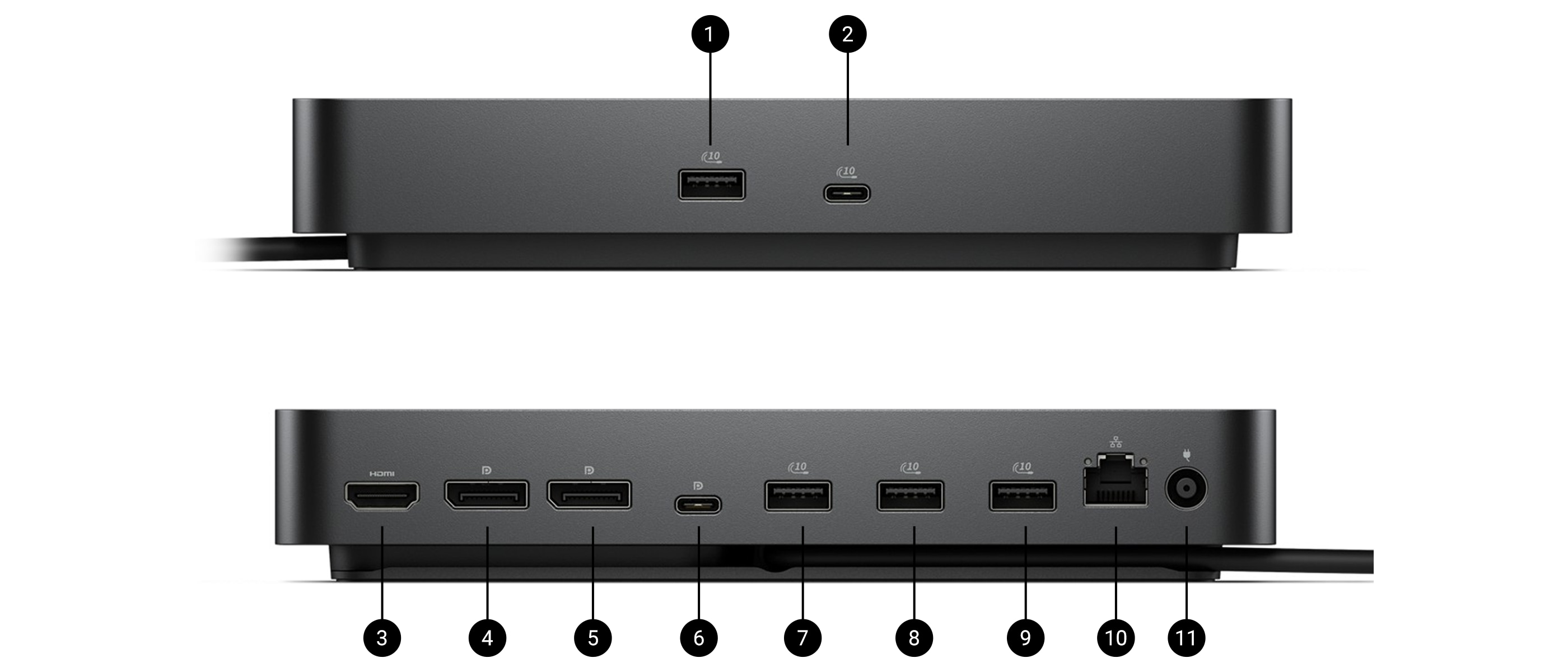 Dell Pro Dock WD25 - docking station - USB-C - HDMI, 2 x DP, USB-C - 1GbE, 2.5GbE
