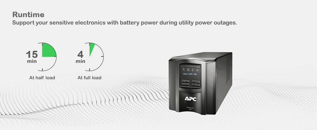 APC Smart-UPS 750VA LCD - UPS - 500 Watt - 750 VA - with APC SmartConnect