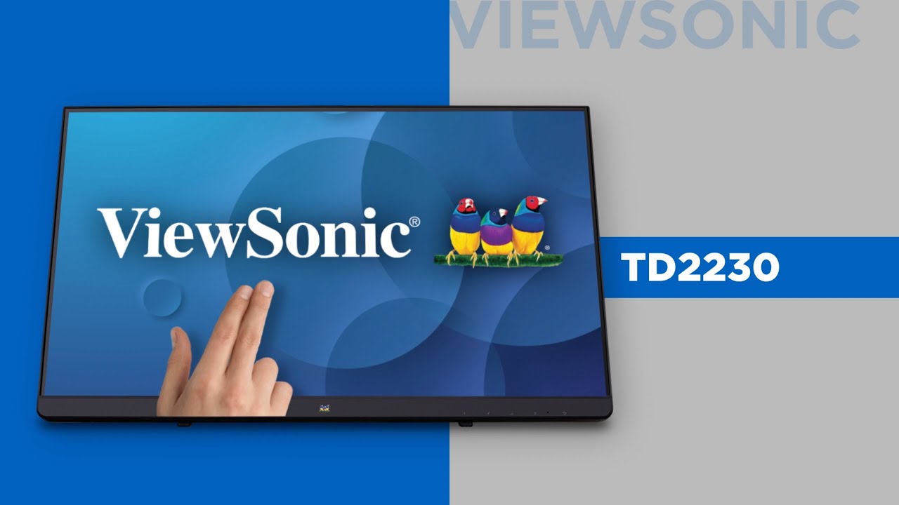 ViewSonic TD2230 - LED monitor - Full HD (1080p) - 22"