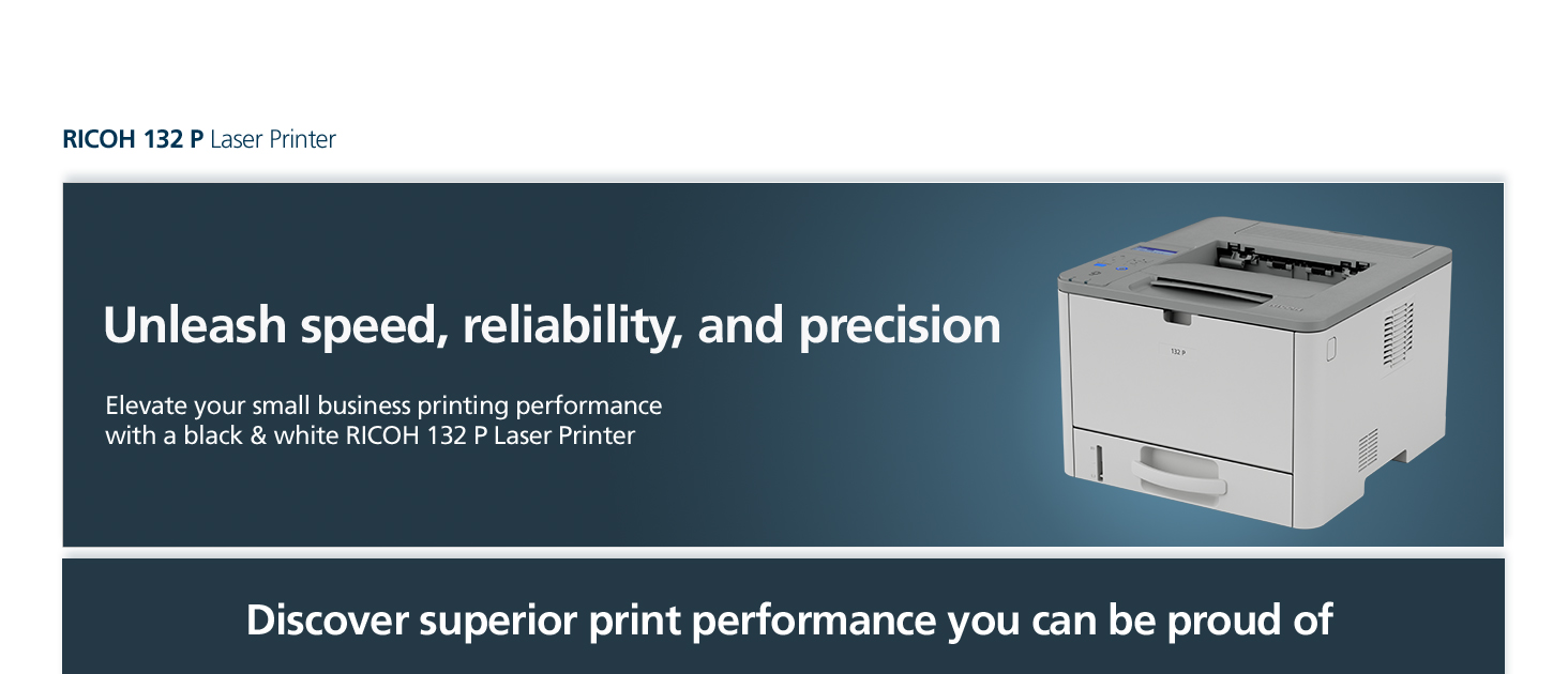 Ricoh 132 P - printer - B/W - laser
