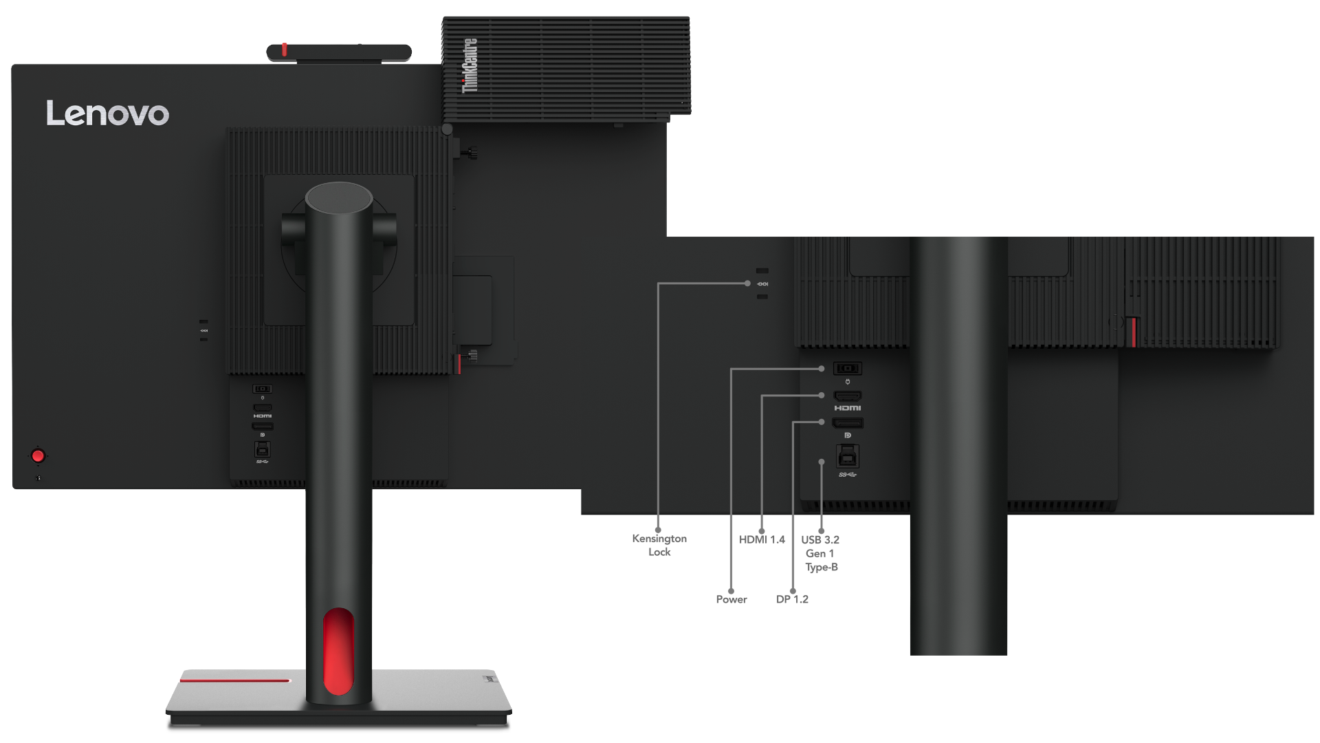 Lenovo ThinkCentre Tiny-in-One 24 Gen 5 - LED monitor - Full HD (1080p ...