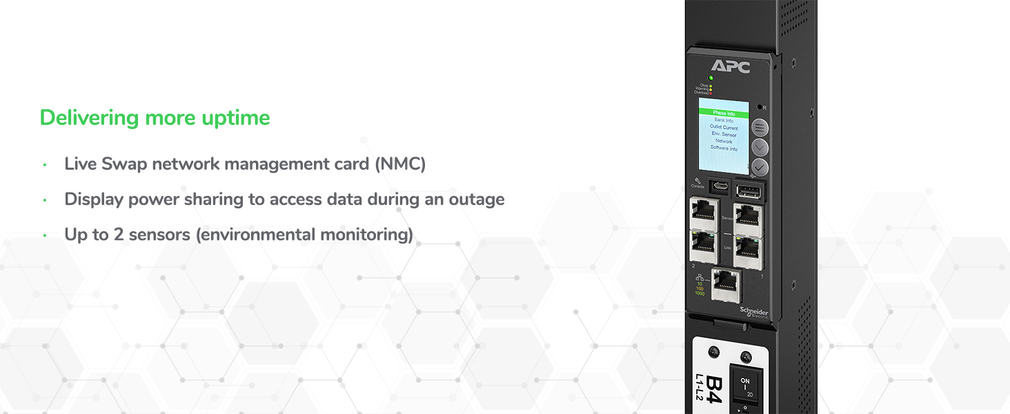 APC NetShelter Rack PDU Advanced - Switched - 14.4kW - 3PH - 208V - 50A ...