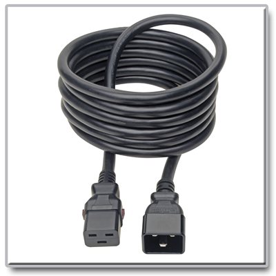 Tripp Lite C20 to C19 Power Cable - Locking C19 Connector, Heavy Duty ...