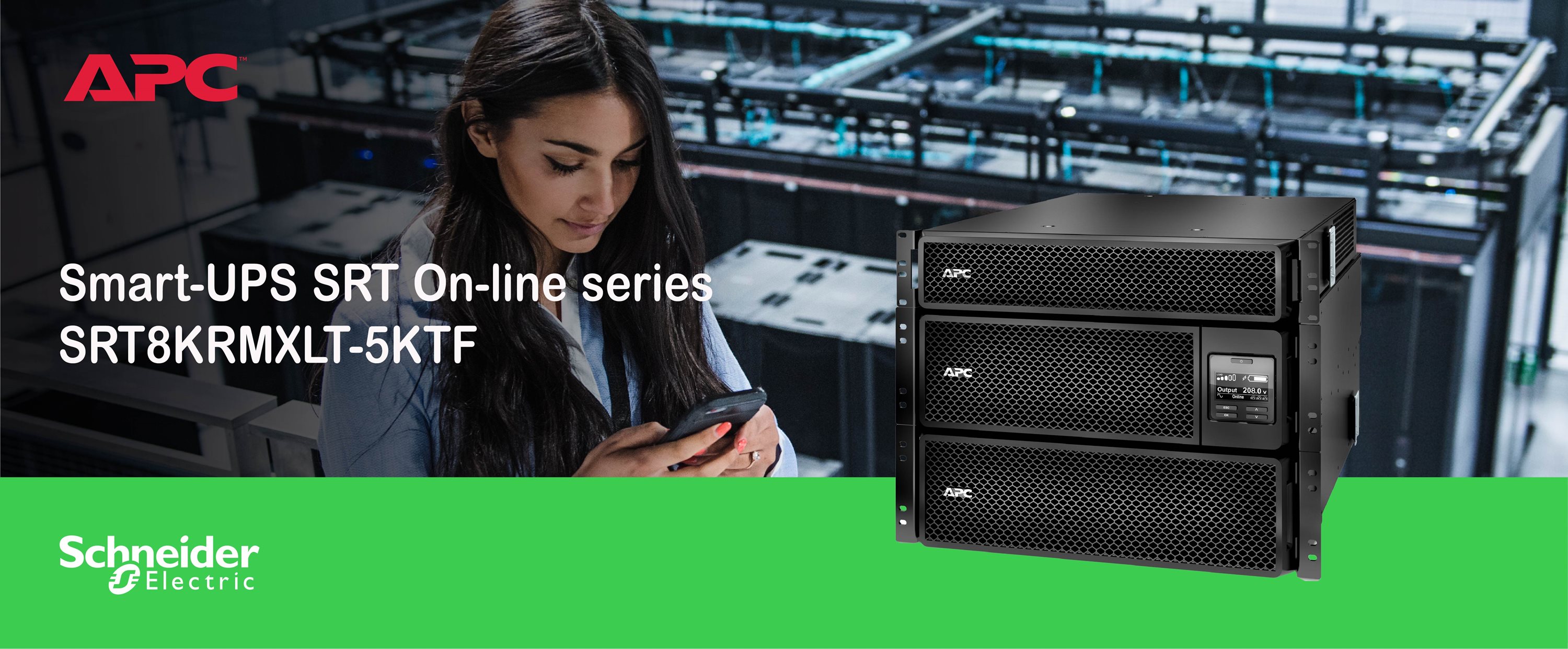 APC Smart-UPS SRT 8000VA RM - UPS - 8000 Watt - 8000 VA - with 208V to ...