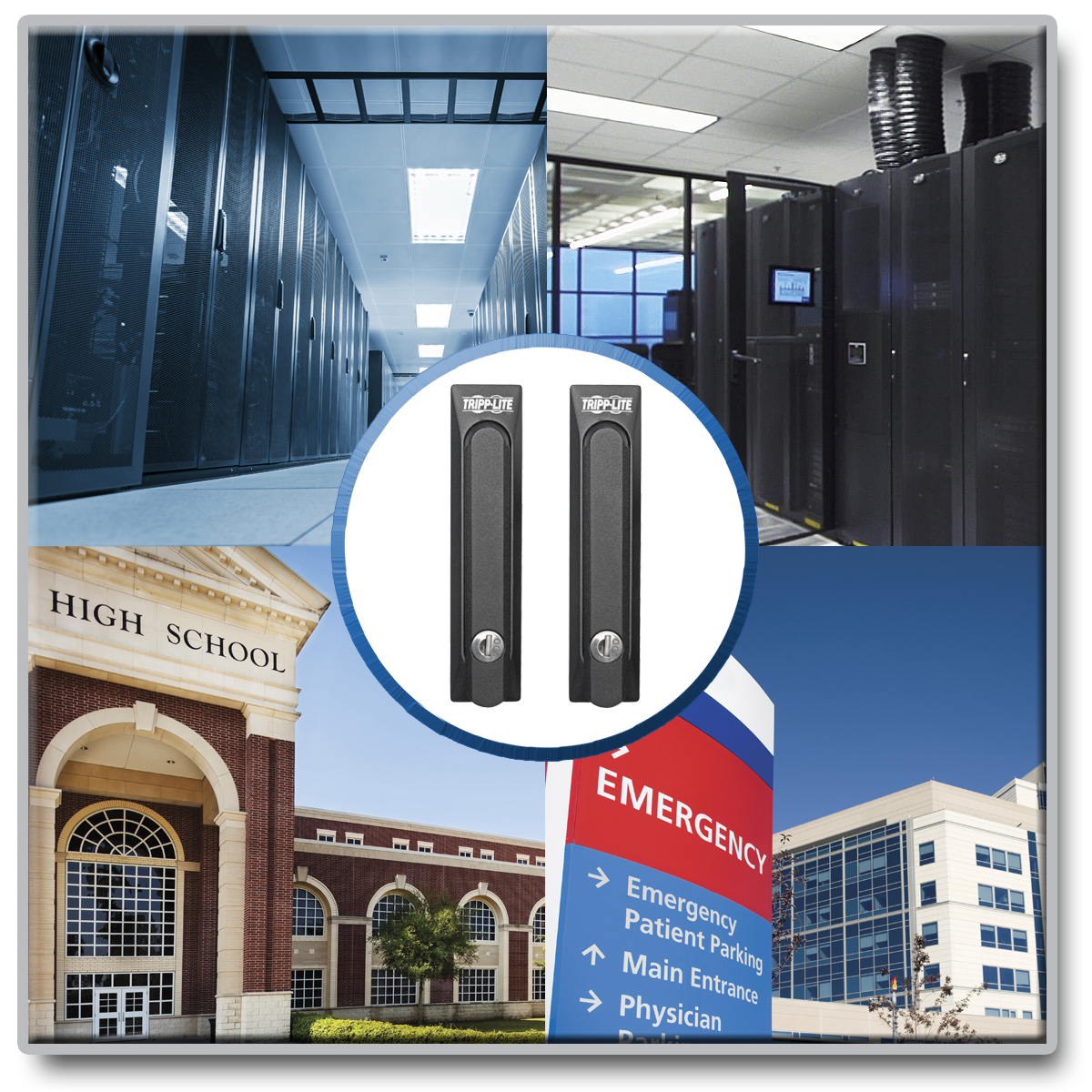 Tripp Lite Replacement Lock Rack Enclosure Server Cabinet 2 Keys ...