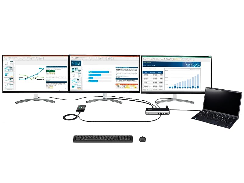 StarTech.com USB C Dock - Triple 4K Monitor - DP 1.4 and DSC - 2xDP ...