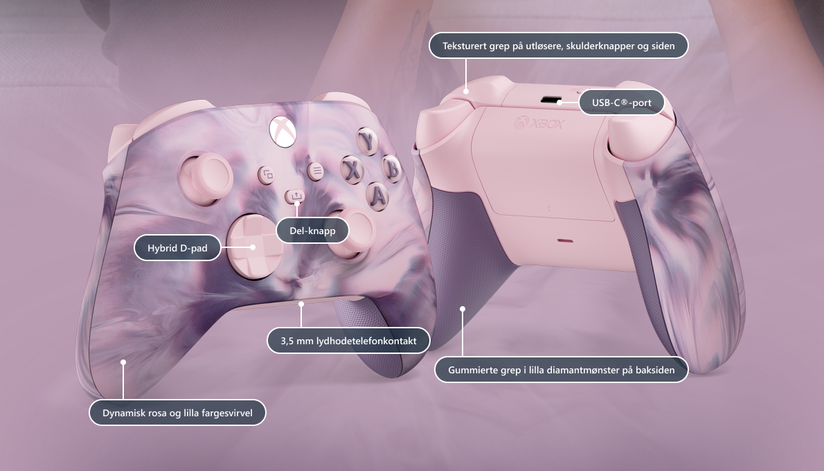 Xbox Series X trådløs kontroller - Dream Vapor Special Edition - Power.no