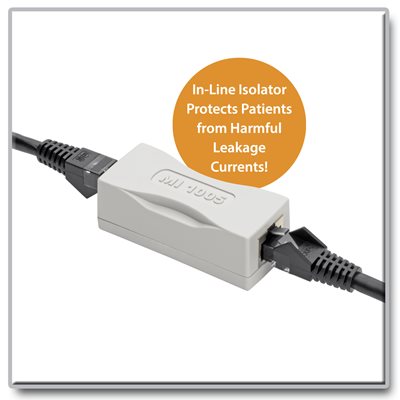 Tripp Lite Medical Ethernet Isolator - RJ45, Network Isolator For ...
