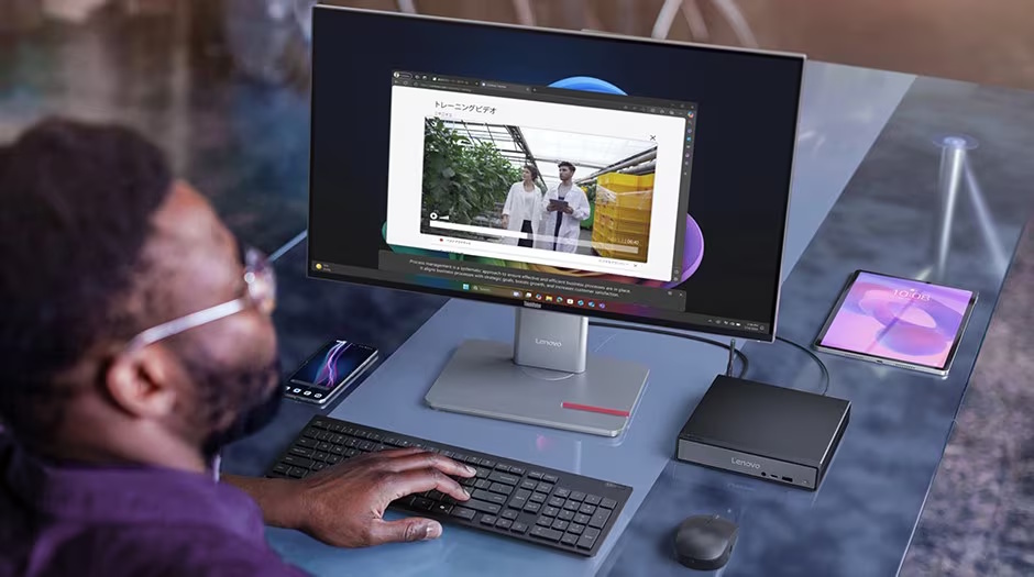 Lenovo Thinkcentre Neo 50Q - Qualcomm X1-26-100 ARM, up to 2.97GHz ...