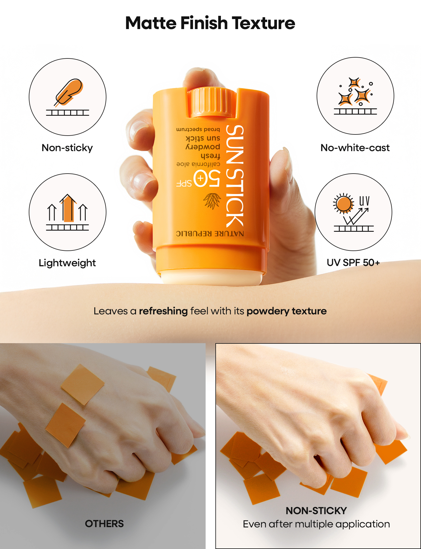 Nature Republic Sun Stick SPF 50, 0.71 oz, 2-pack – Hug Australia ...