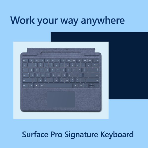 Microsoft Surface Pro Signature Keyboard Keyboard With Touchpad Accelerometer Surface Slim