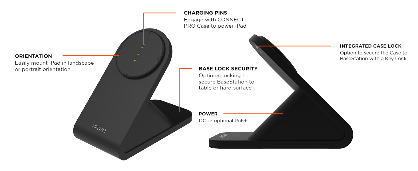iPort Connect PRO wireless charging stand - magnetic mount