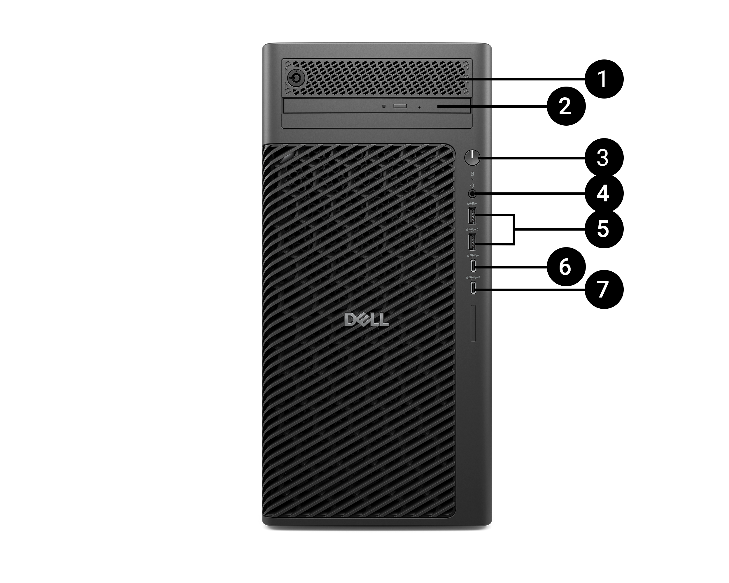 Dell Pro Max Tower T2 FCT2250 - tower - Core Ultra 9 285 2.5 GHz - vPro ...
