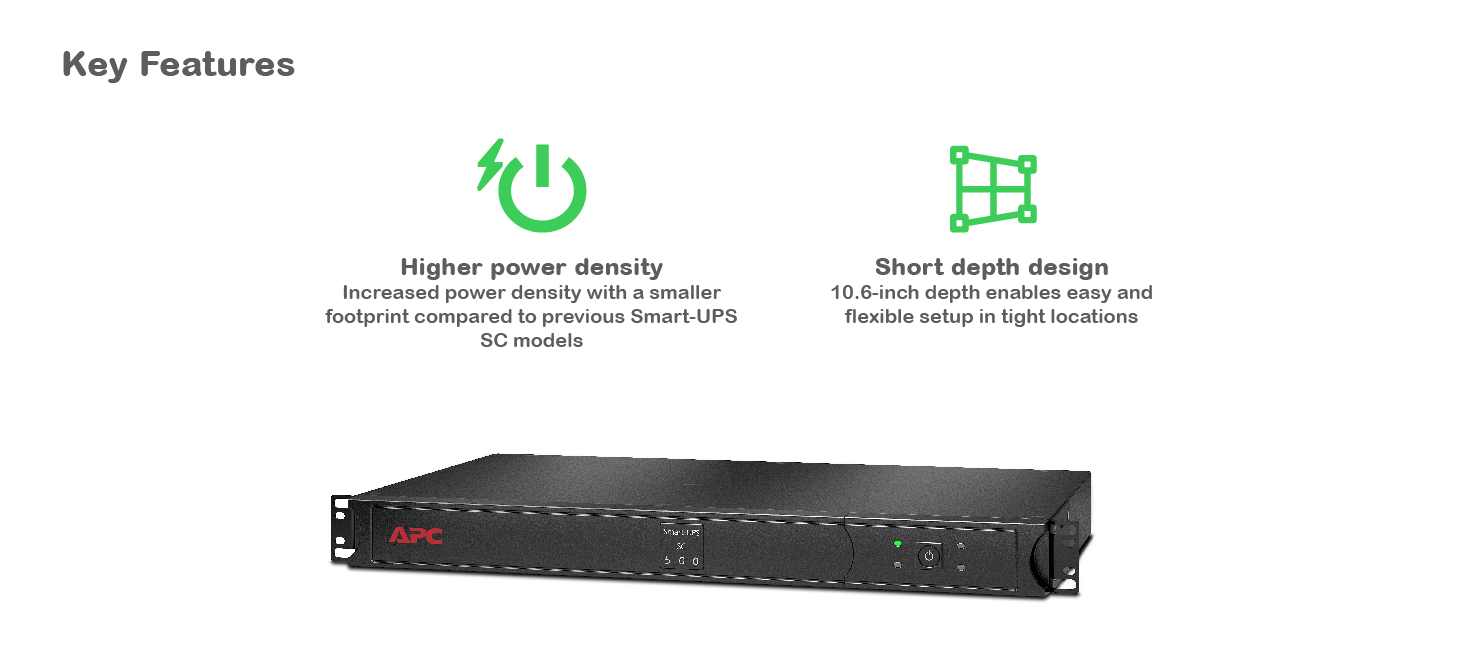 APC Smart-UPS - UPS - line interactive, 4x nema 5-15r outlets, short ...