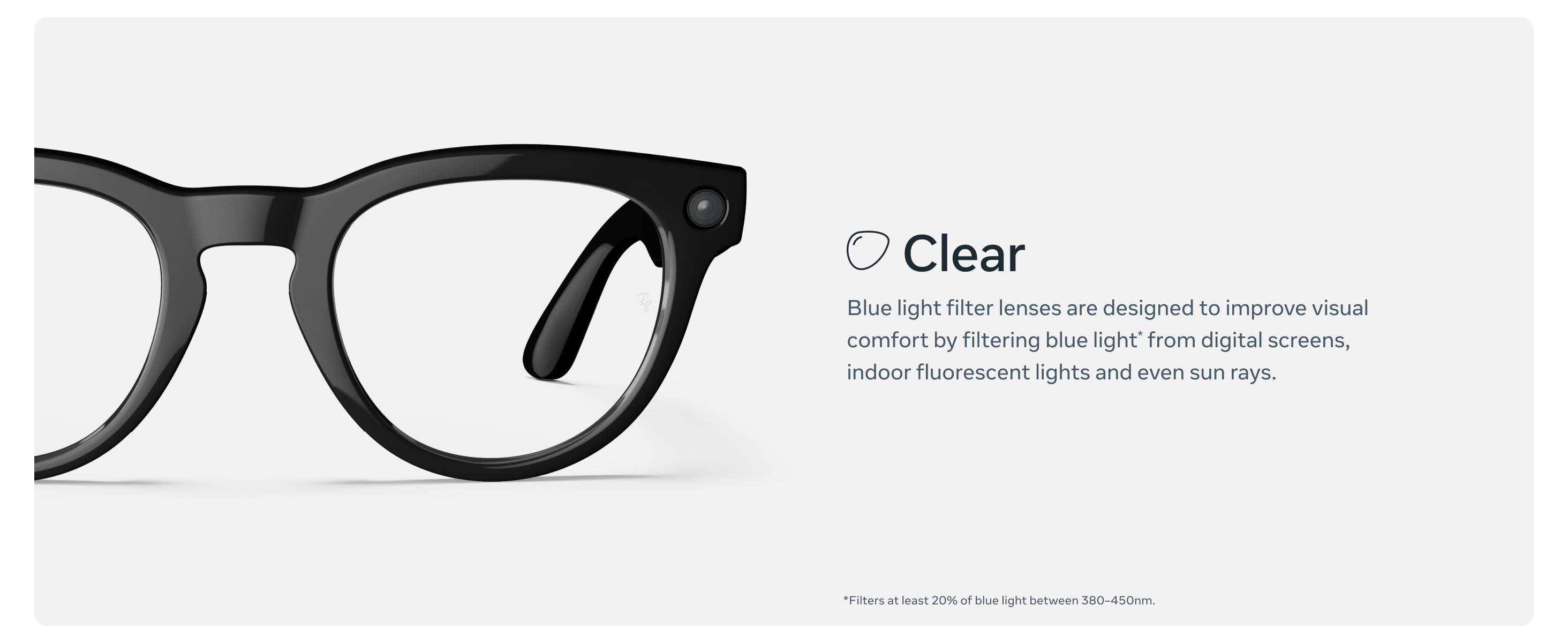 Ray-Ban Meta Wayfarer Smart Glasses In Shiny Black | EE