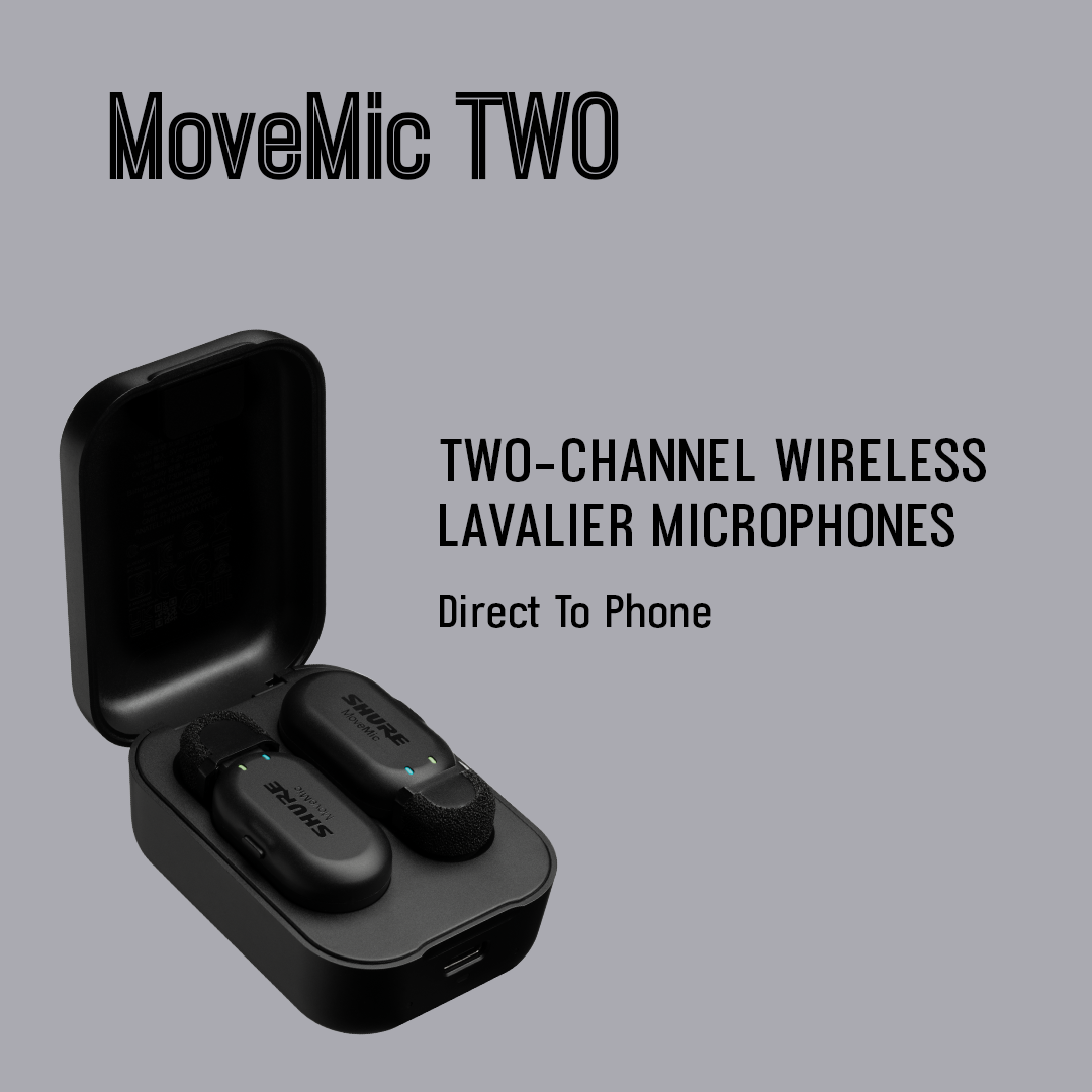 Shure MoveMic Receiver - wireless audio receiver for wireless microphone