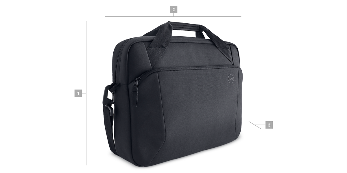 Dell - EcoLoop Pro Slim Briefcase 15 - notebook carrying case