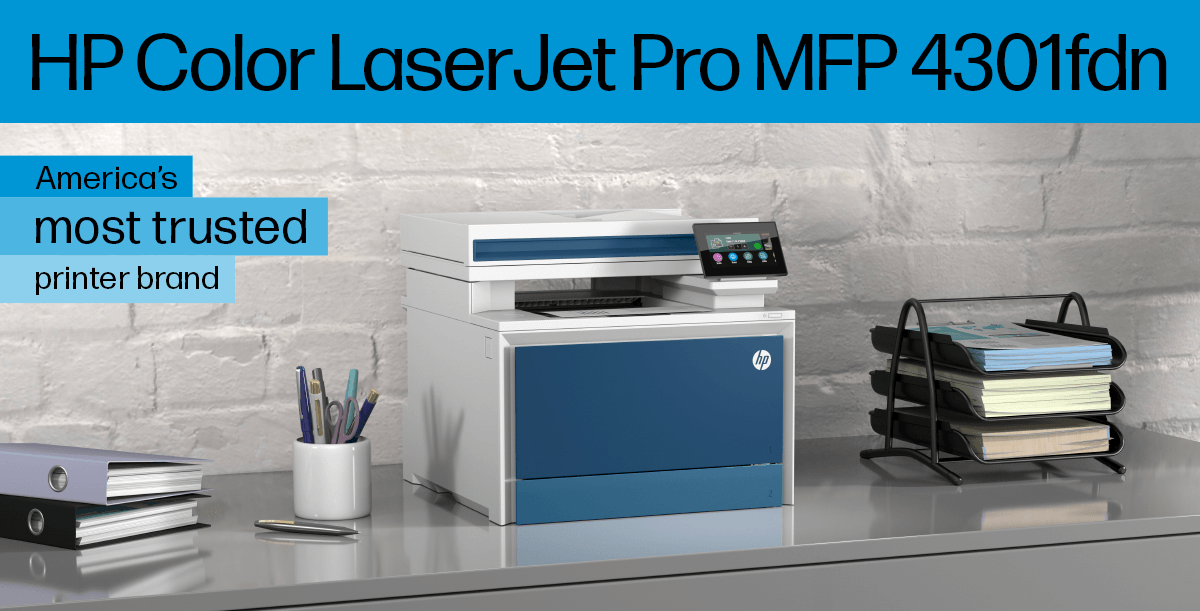 HP 4301fdn Laser Multifunction Printer – ELECOM SYSTEMS