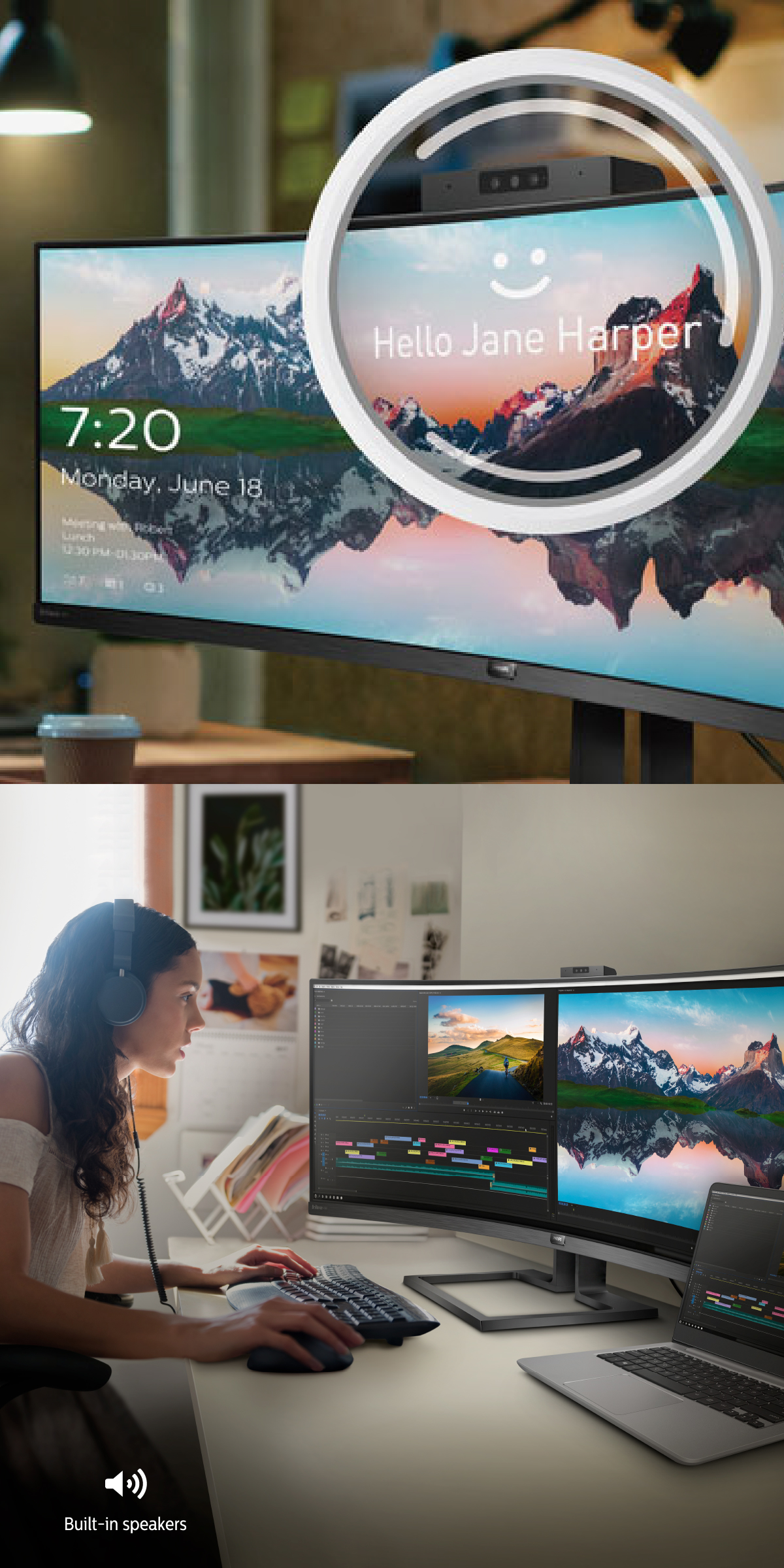 Philips Brilliance P-line 499P9H - LED monitor - curved - 49" - HDR