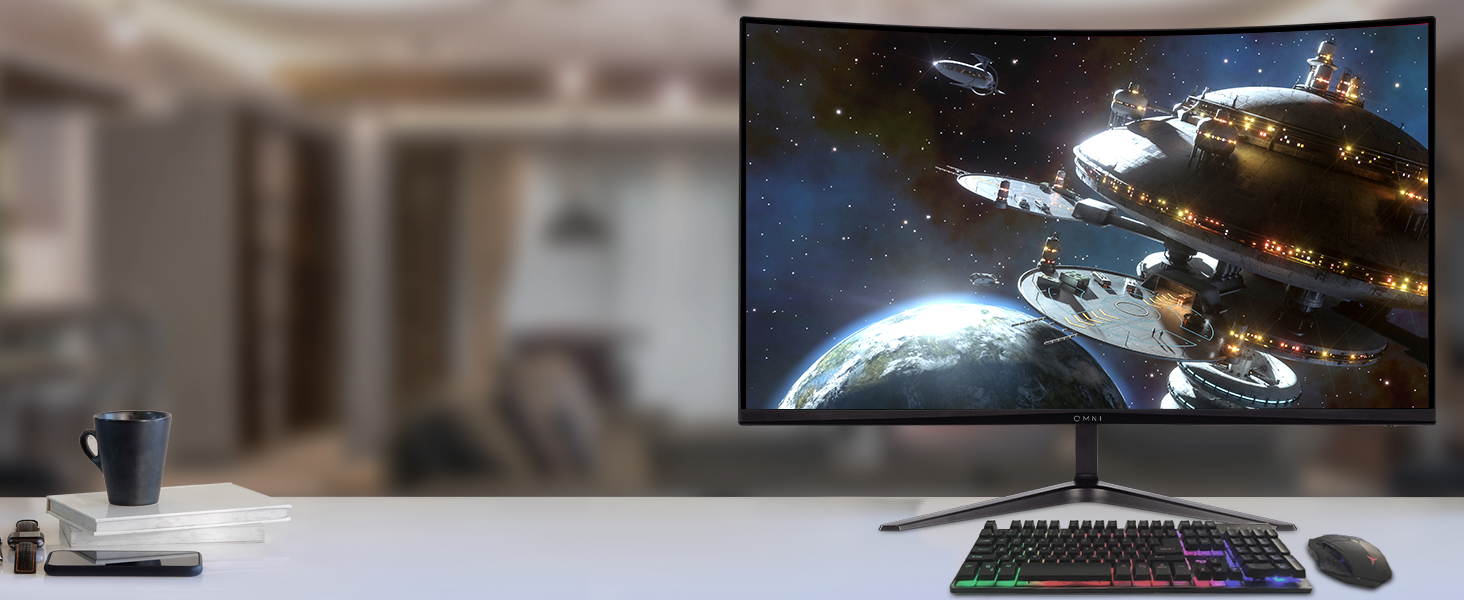 ViewSonic OMNI Gaming VX3218C-2K - LED monitor - curved - QHD - 32"