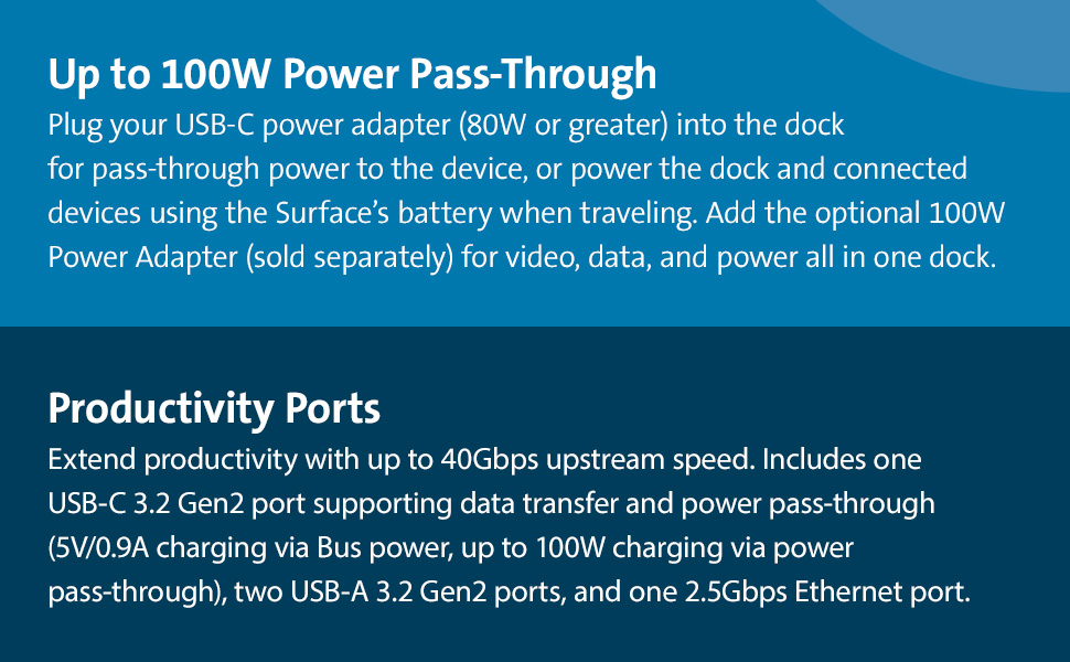 Kensington MD125U4 - docking station - USB-C / USB4 / Thunderbolt 3 / Thunderbolt 4 - 2 x HDMI ...