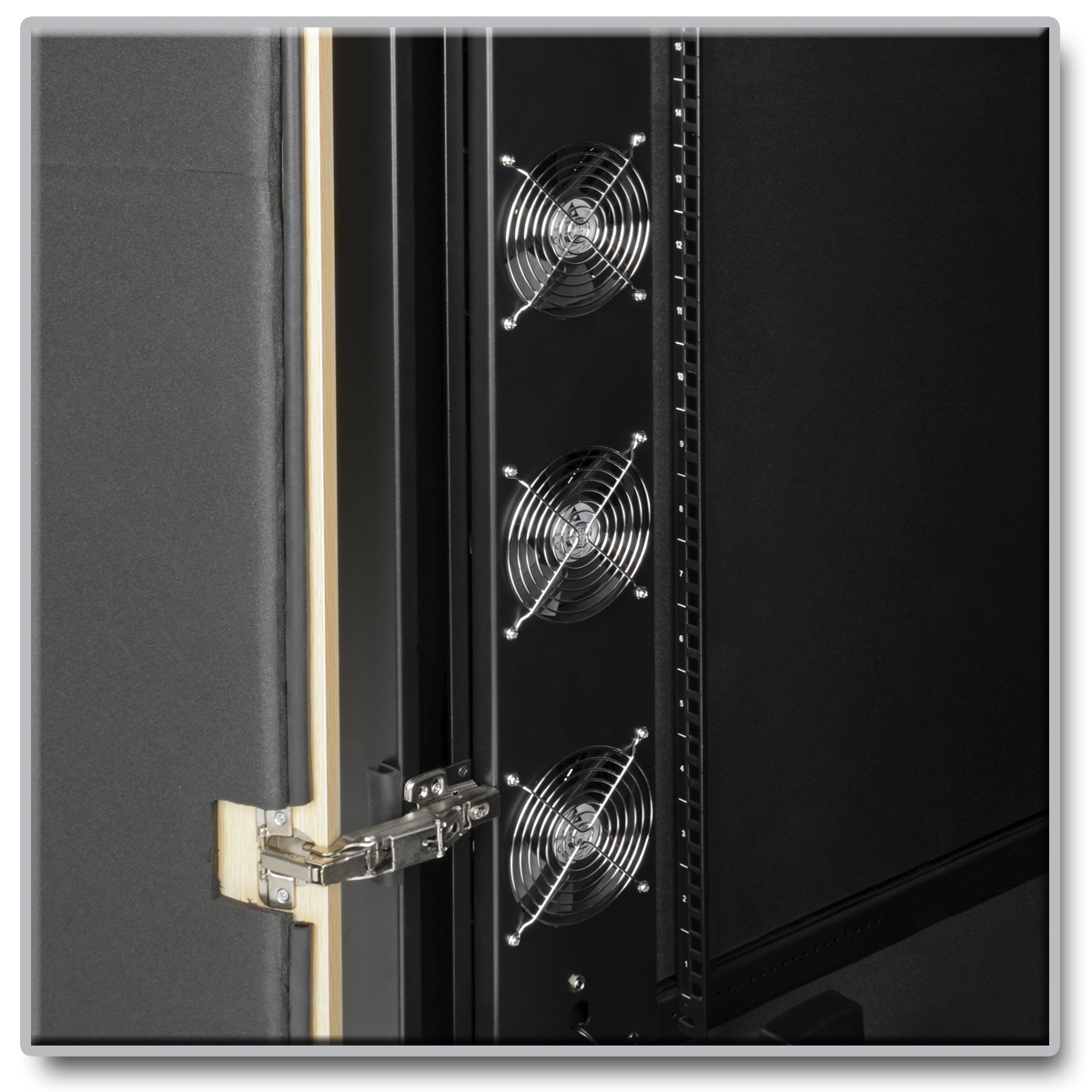 Tripp Lite 24U Soundproof Rack Enclosure Server Cabinet Quiet Acoustic ...
