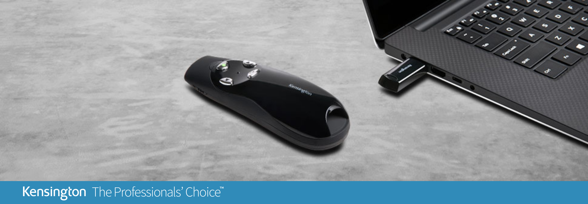 Kensington Presenter Expert with Green Laser presentation remote ...