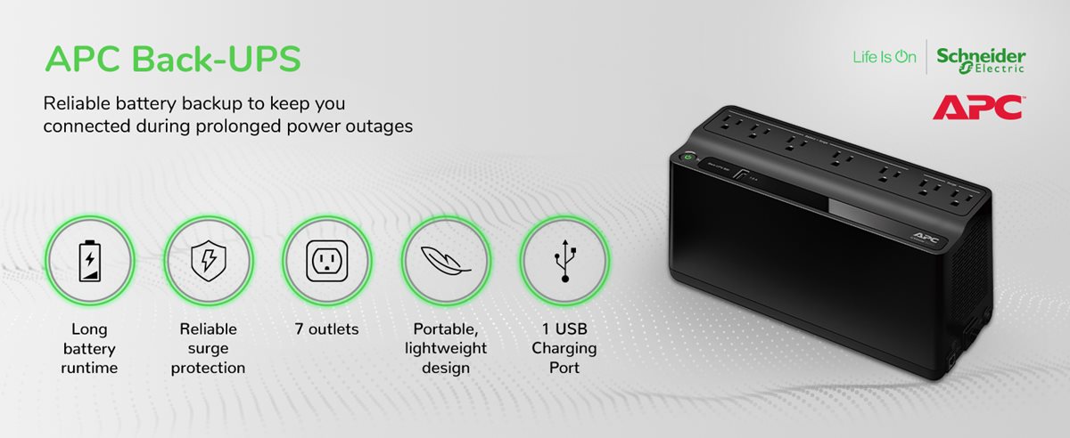 APC Back-UPS BE600M1 - UPS - 330 Watt - 600 VA