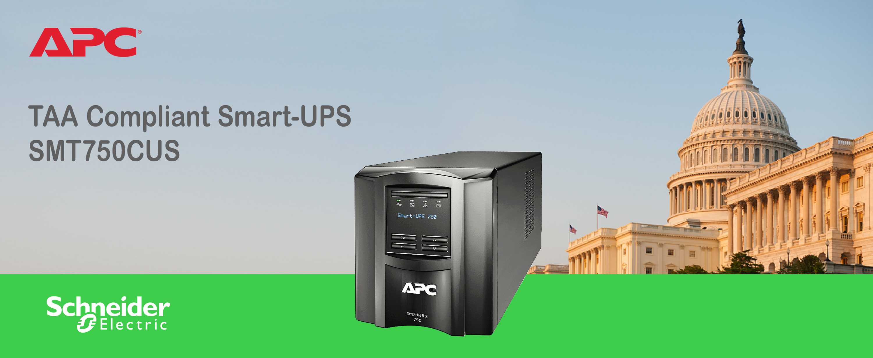 APC Smart-UPS 750 - UPS - 500 Watt - 750 VA - TAA Compliant