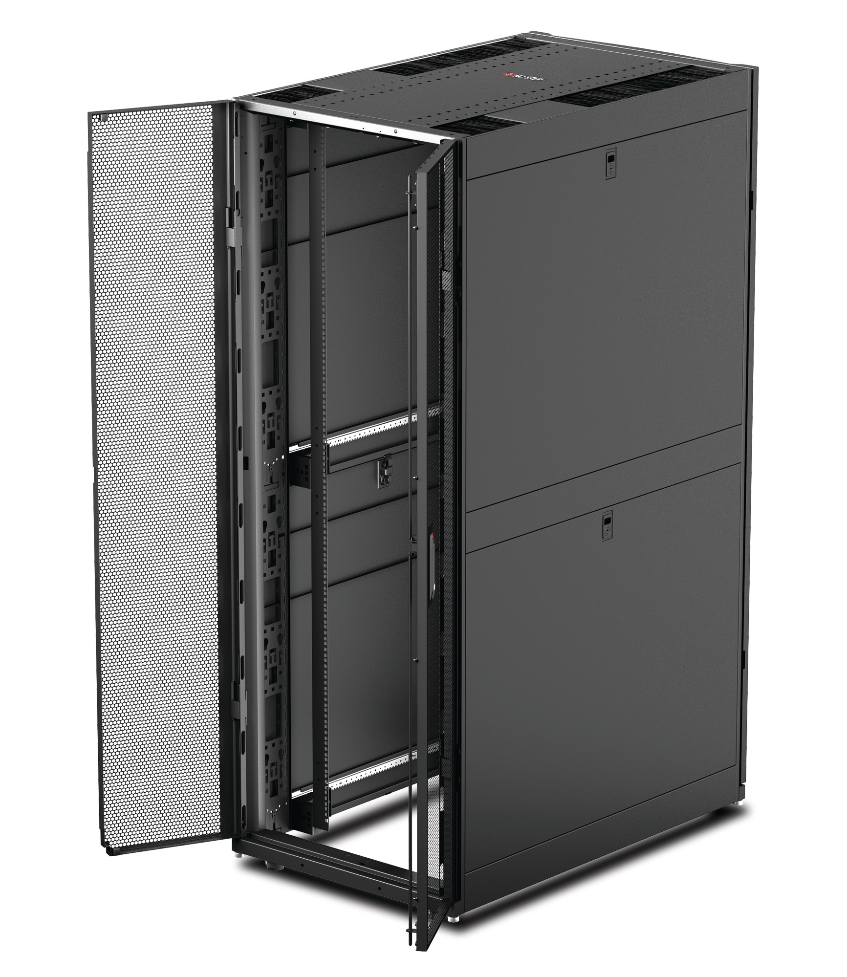 APC NetShelter SX Enclosure with Sides - rack - 42U